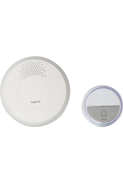 Legrand Kablosuz Zil, 15 Melodi Comfort Beyaz Legrand Kablosuz Zil, 15 Melodi Comfort Beyaz