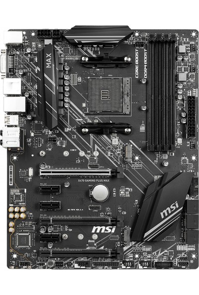 MSI X470 Gaming Plus MAX AM4 DDR4 3466(OC) DVI HDMI SATA 6GB/S M.2 USB3.1 ATX Anakart
