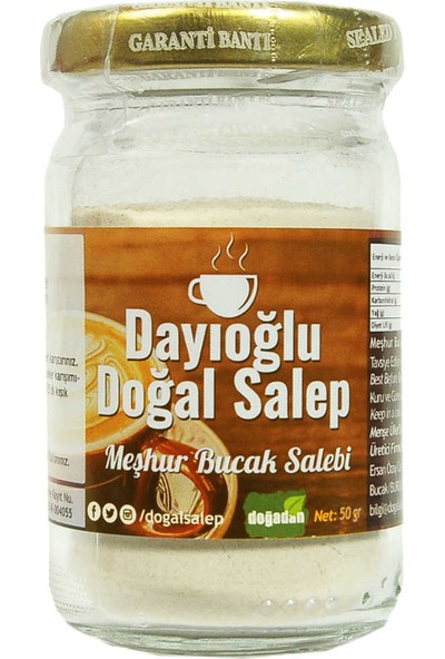 Dayıoğlu Doğal Salep 50 Gr Meşhur Bucak Salebi Dayıoğlu Doğal Salep 50 Gr Meşhur Bucak Salebi