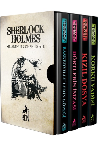 Sherlock Holmes Roman Seti (4 Kitap) - Sir Arthur Conan Doyle Sherlock Holmes Roman Seti (4 Kitap) - Sir Arthur Conan Doyle