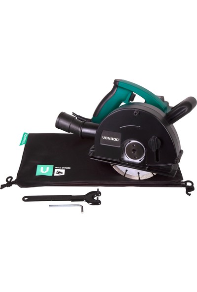 Vonroc Yüksek Kaliteli Beton Kesme ve Kanal Açma Makinası - 1700W - 150MM Vonroc Yüksek Kaliteli Beton Kesme ve Kanal Açma Makinası - 1700W - 150MM