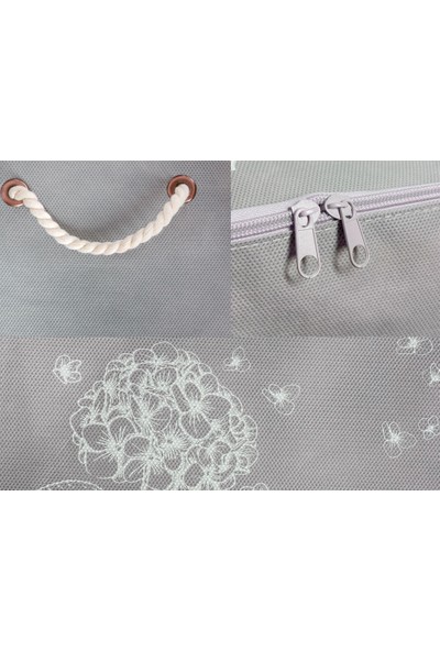 English Home Hortensia Hurç 74X46X46 Cm Açık Gri