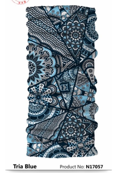 Narr Bandana Tria Blue Çok Fonksiyonlu