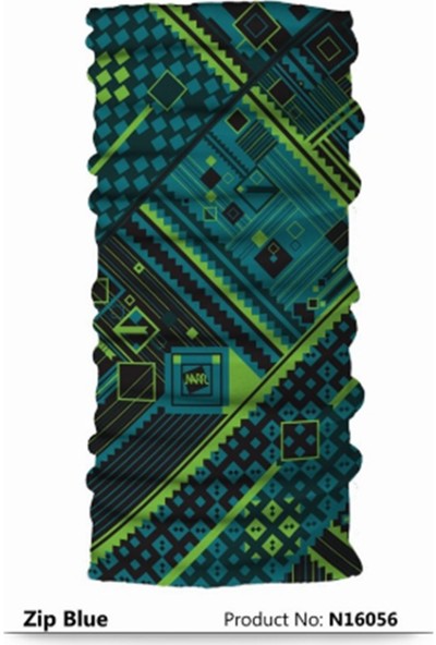 Narr Bandana Zip Blue Çok Fonksiyonlu
