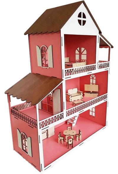 Woody Life Woodylife Ahşap Çocuk Oyun Evi Pembe Lol Barbie Miniş Uyumlu Oyuncak Woody Life Woodylife Ahşap Çocuk Oyun Evi Pembe Lol Barbie Miniş Uyumlu Oyuncak
