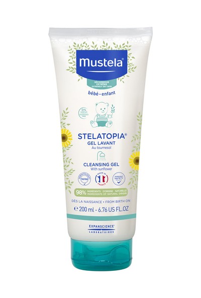 Mustela Stelatopia Cleansing Gel 200 ml
