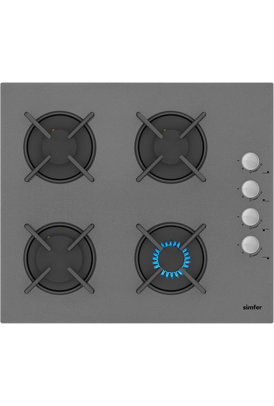 Simfer T3537 Silver Cam Ankastre Ocak Simfer T3537 Silver Cam Ankastre Ocak