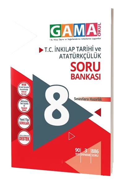 Gama Yayınları 8.Sınıf Inkilap Tarihi ve Atatürkçülük Nar Soru Bankası Gama Yayınları 8.Sınıf Inkilap Tarihi ve Atatürkçülük Nar Soru Bankası
