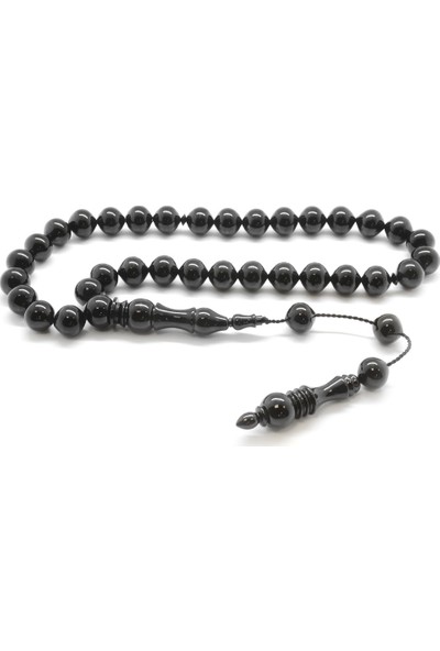 DAVİD BLACK Kumpas İşçilikli İstanbul Kesim Erzurum Oltu Taşı Tesbih DAVİD BLACK Kumpas İşçilikli İstanbul Kesim Erzurum Oltu Taşı Tesbih