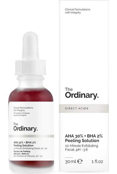 The Ordinary Aha 30% + Bha 2% Peeling Solution 30ml The Ordinary Aha 30% + Bha 2% Peeling Solution 30ml