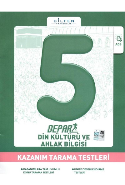 Bilfen 5. Sınıf Din Kültürü ve Ahlak Bilgisi Depar Kazanım Tarama Testleri Bilfen 5. Sınıf Din Kültürü ve Ahlak Bilgisi Depar Kazanım Tarama Testleri
