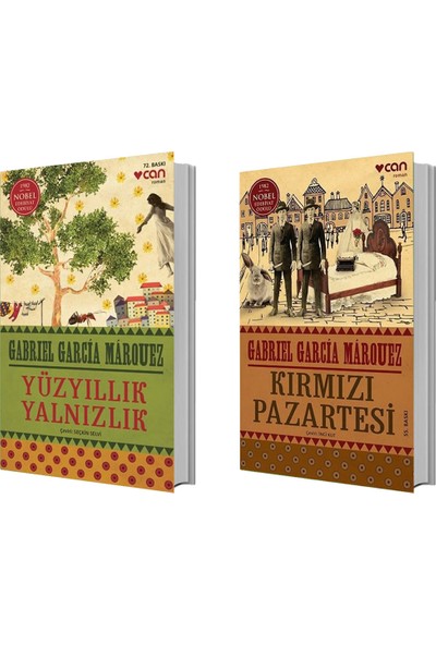 Yüzyıllık Yalnızlık +Kırmızı Pazartesi - Gabriel Garcia Marquez Set Yüzyıllık Yalnızlık +Kırmızı Pazartesi - Gabriel Garcia Marquez Set