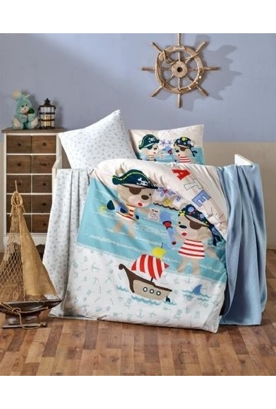 Kristal Ranforce Bebek Nevresim Takımı Pirates Kristal Ranforce Bebek Nevresim Takımı Pirates