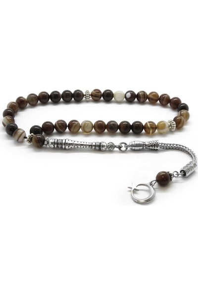 DAVİD BLACK Kararmaz Metal Ayyıldız Püsküllü Küre Kesim Madagaskar Akik Doğaltaş Tesbih DAVİD BLACK Kararmaz Metal Ayyıldız Püsküllü Küre Kesim Madagaskar Akik Doğaltaş Tesbih