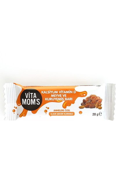 Vitamoms Kalsiyum & D Vitamin Bar 28 gr Vitamoms Kalsiyum & D Vitamin Bar 28 gr