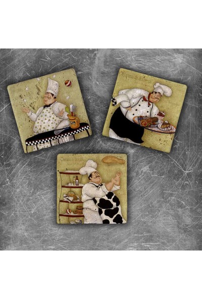 Oscar Stone Decor Doğaltaş Magnet - 3'lü Set Oscar Stone Decor Doğaltaş Magnet - 3'lü Set