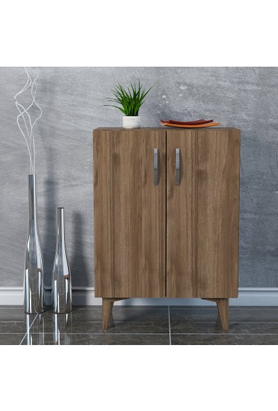 Cantek Delta Evrak ve Mutfak Dolabı Ayakkabılık Ceviz