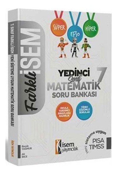 İSEM Yayıncılık 7. Sınıf Matematik Soru Bankası