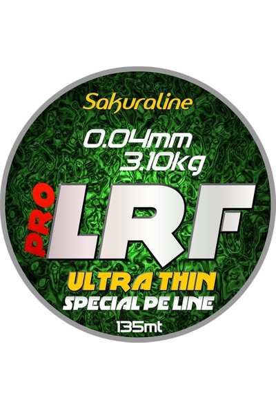SakuraLine Ultra Thin LRF İp Misina 135m SakuraLine Ultra Thin LRF İp Misina 135m