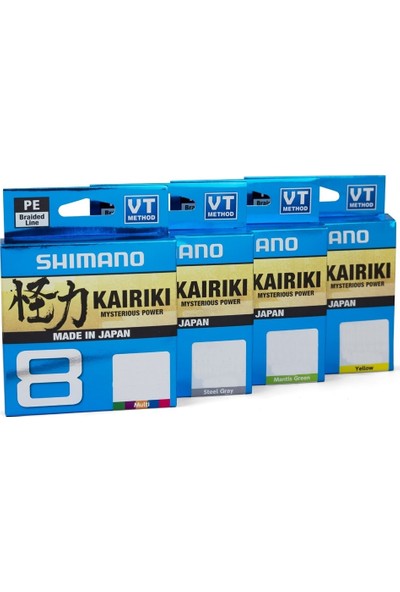 Shimano Kairiki 8 Örgü 300M İp Misina Shimano Kairiki 8 Örgü 300M İp Misina