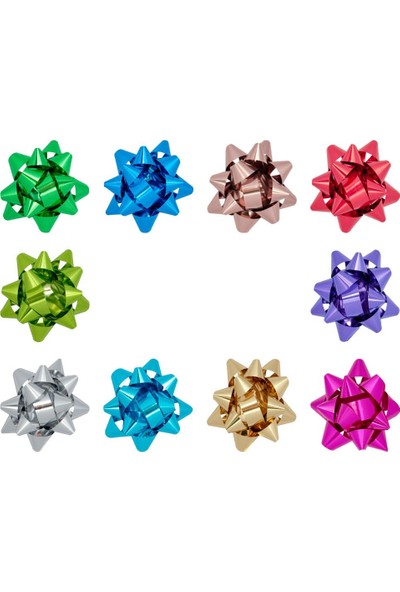 Kikajoy Paket Süsü Rengarenk Metalik 100'lü