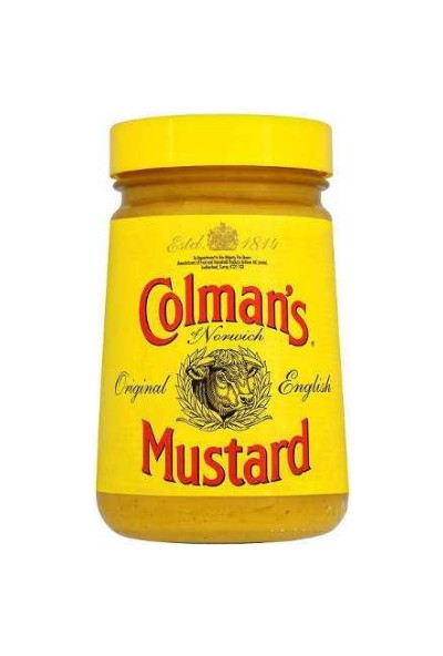 Colman's English Mustard Ithal Hardal Cam Kavanoz 170 Gram Colmans Colman's English Mustard Ithal Hardal Cam Kavanoz 170 Gram Colmans