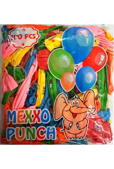 Mexo Punch Ipli Balon 100 Adet