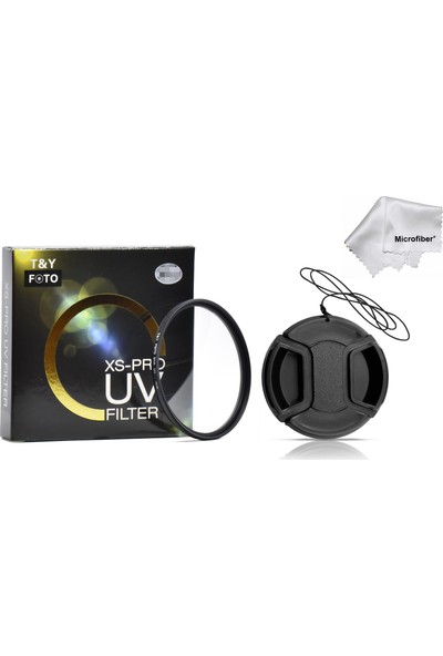Tianya 67mm Lensler için Slim Ultra Viole Koruyucu Uv Filtre + Objektif Lens Kapağı - Tianya 67mm Lensler için Slim Ultra Viole Koruyucu Uv Filtre + Objektif Lens Kapağı -