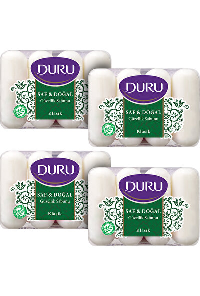 Duru Saf & Doğal Klasik 16 Adet Güzellik Sabunu 4x280gr