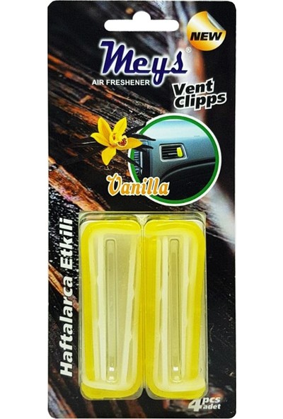 Meys Oto Petek Kokusu Fantastic - Vanilya - Mandal Meys Autofresh Koku Meys Oto Petek Kokusu Fantastic - Vanilya - Mandal Meys Autofresh Koku