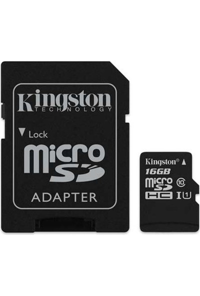 Kingston 16GB Canvas Select MicroSD Hafıza Kartı SDCS2/16GB Kingston 16GB Canvas Select MicroSD Hafıza Kartı SDCS2/16GB
