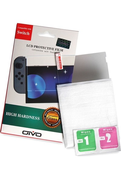 Oivo Nintendo Switch Cam Ekran Koruyucu Tempered Class 9h Temperli