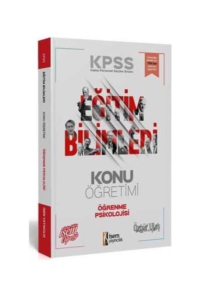 İsem Yayıncılık 2020 KPSS Eğitim Bilimleri Öğrenme Psikolojisi Konu Anlatımı İsem Yayıncılık 2020 KPSS Eğitim Bilimleri Öğrenme Psikolojisi Konu Anlatımı