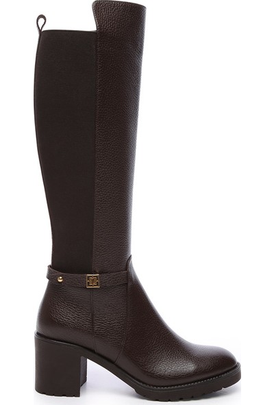 Kemal Tanca Kadın Deri Çizme Çizme 94 710C Bn Czm Sk19/20