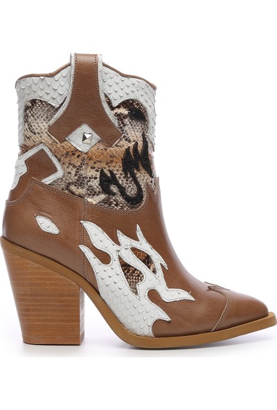 Kemal Tanca Kadın Deri Bot 35 M01 Bn Bot Sk19-20