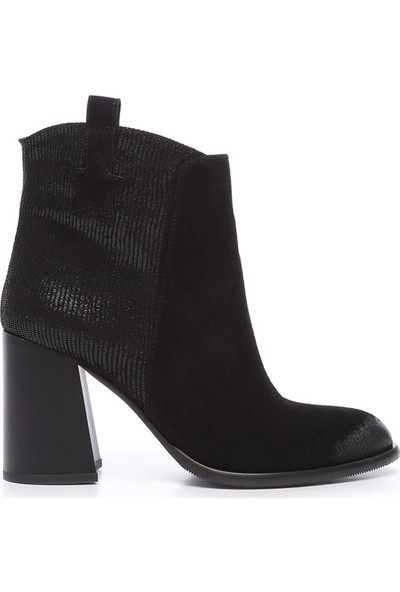 Kemal Tanca Kadın Deri Casual Bot 608 911 Bn Bot