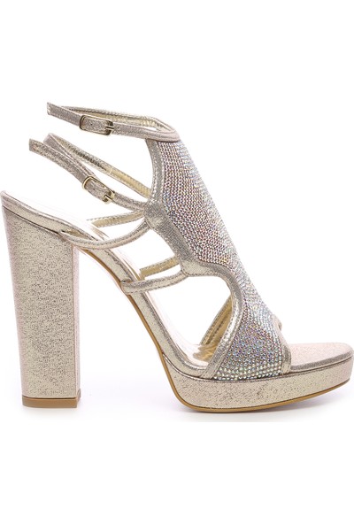 Kemal Tanca Kadın Deri Abiye Ayakkabı