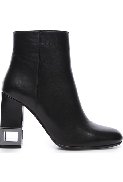 Kemal Tanca Kadın Deri Klasik Bot 51 1808 B Bn Bot