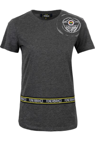 Fenerium Kadın Tribün Bantlı T-Shirt