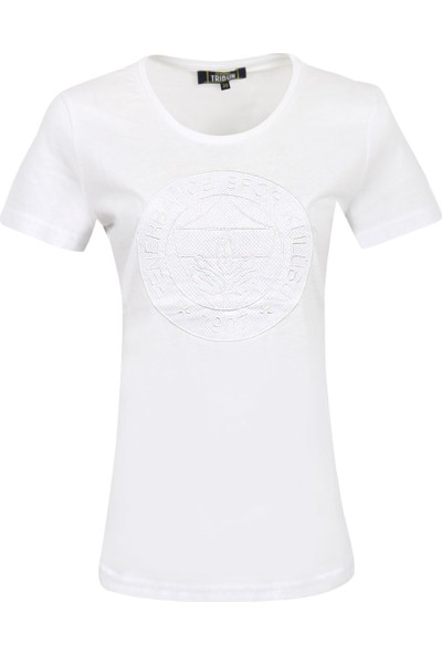 Fenerium Kadın Tribün File Logo T-Shirt