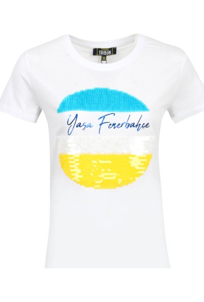 Fenerium Kadın Tribün Yaşa T-Shirt Fenerium Kadın Tribün Yaşa T-Shirt