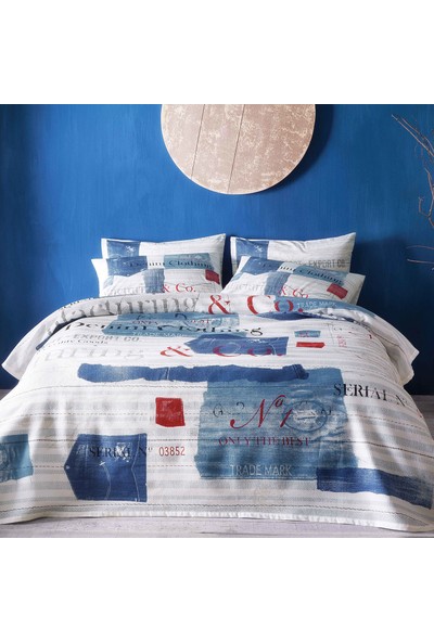 Taç Denim Pike Takımı Çift Kişilik