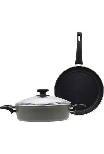 Aryıldız Vera Haki 3 Parça Tencere Seti