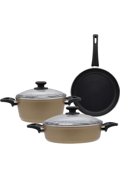 Aryıldız Vera Karamel 5 Parça Tencere Seti