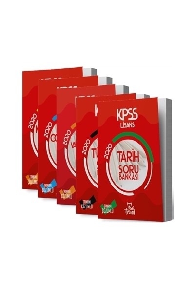 2020 KPSS Genel Yetenek Genel Kültür Soru Bankası Seti (5 Kitap) 2020 KPSS Genel Yetenek Genel Kültür Soru Bankası Seti (5 Kitap)