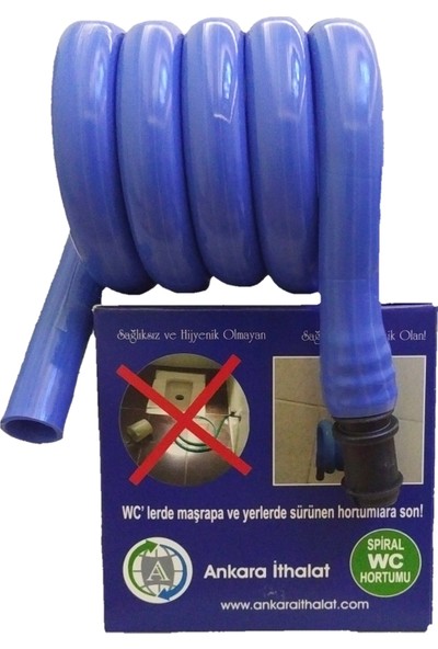 Ankara İthalat Spiral Wc Hortumu 93 cm