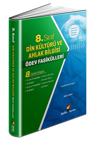 Aydın Yayınları 8.Sınıf Din Kültürü ve Ahlak Bilgisi Ödev Fasikülleri
