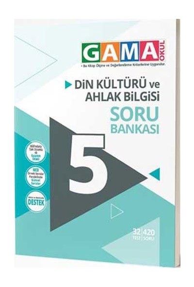 Gama Yayınları 5.Sınıf Din Kültürü Soru Bankası
