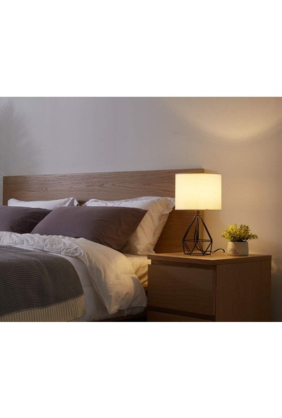 Merve Abajur Cage Masa Lambası