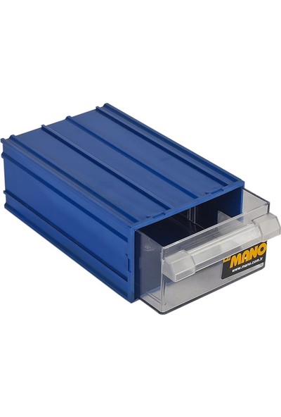 Mano Plastik Çekmeceli Kutu Mavi